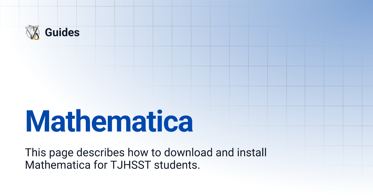Mathematica | Guides